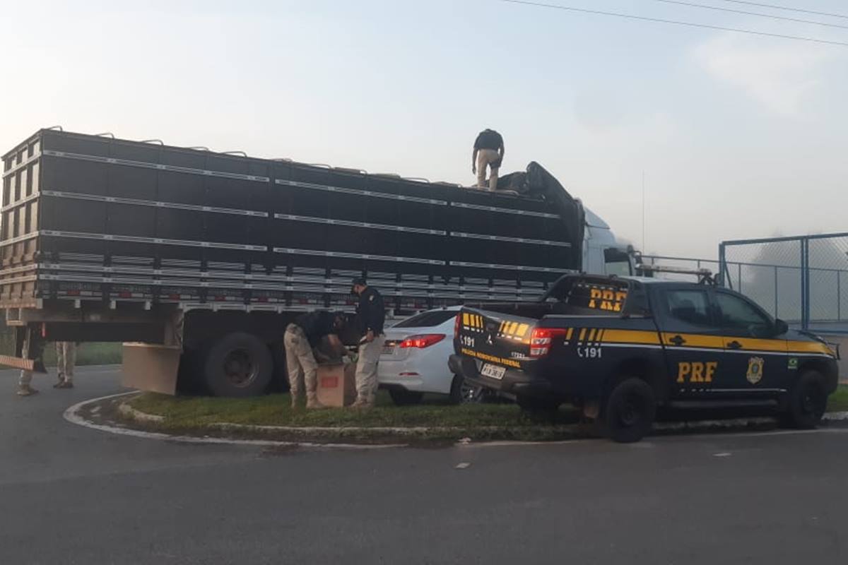 Prf Apreende Carga De Cigarros Contrabandeados Avaliada Em R 1 5